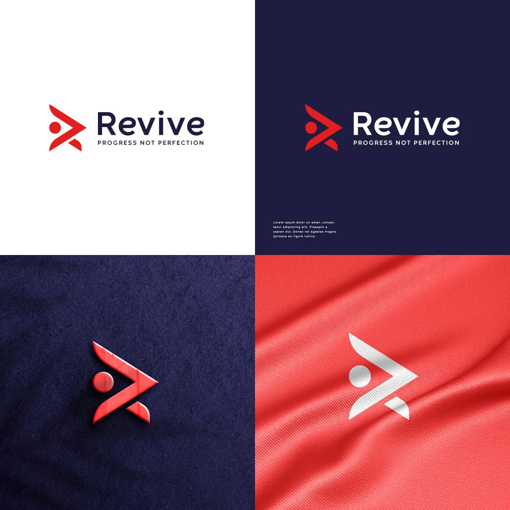 Creative and Unique Logo Design for Revive by Zain Bari on Dribbble