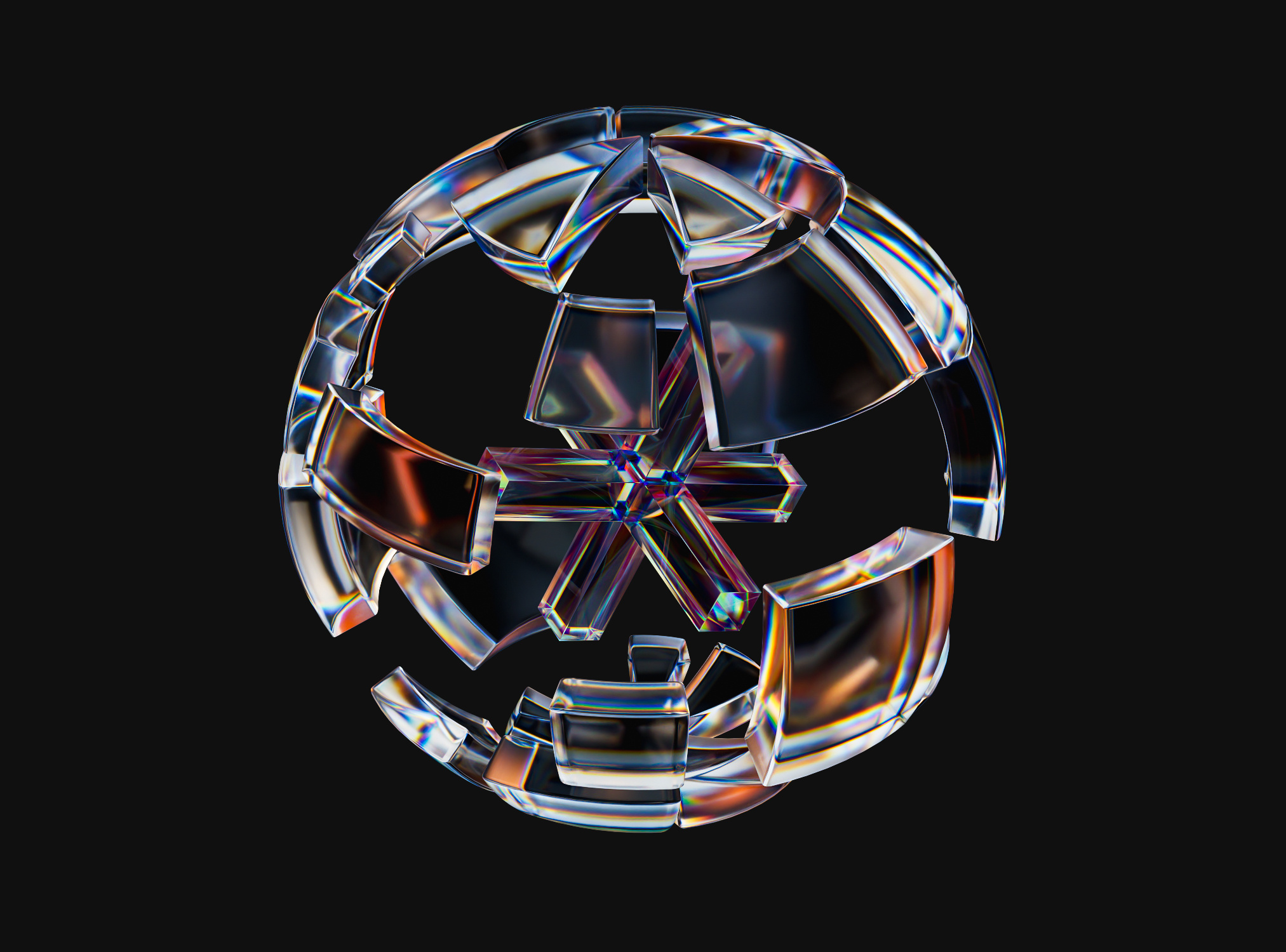The Mesh - 3D Glass Illustrations by Constantin Calcatinge 🚀 for Vivid Motion® on Dribbble