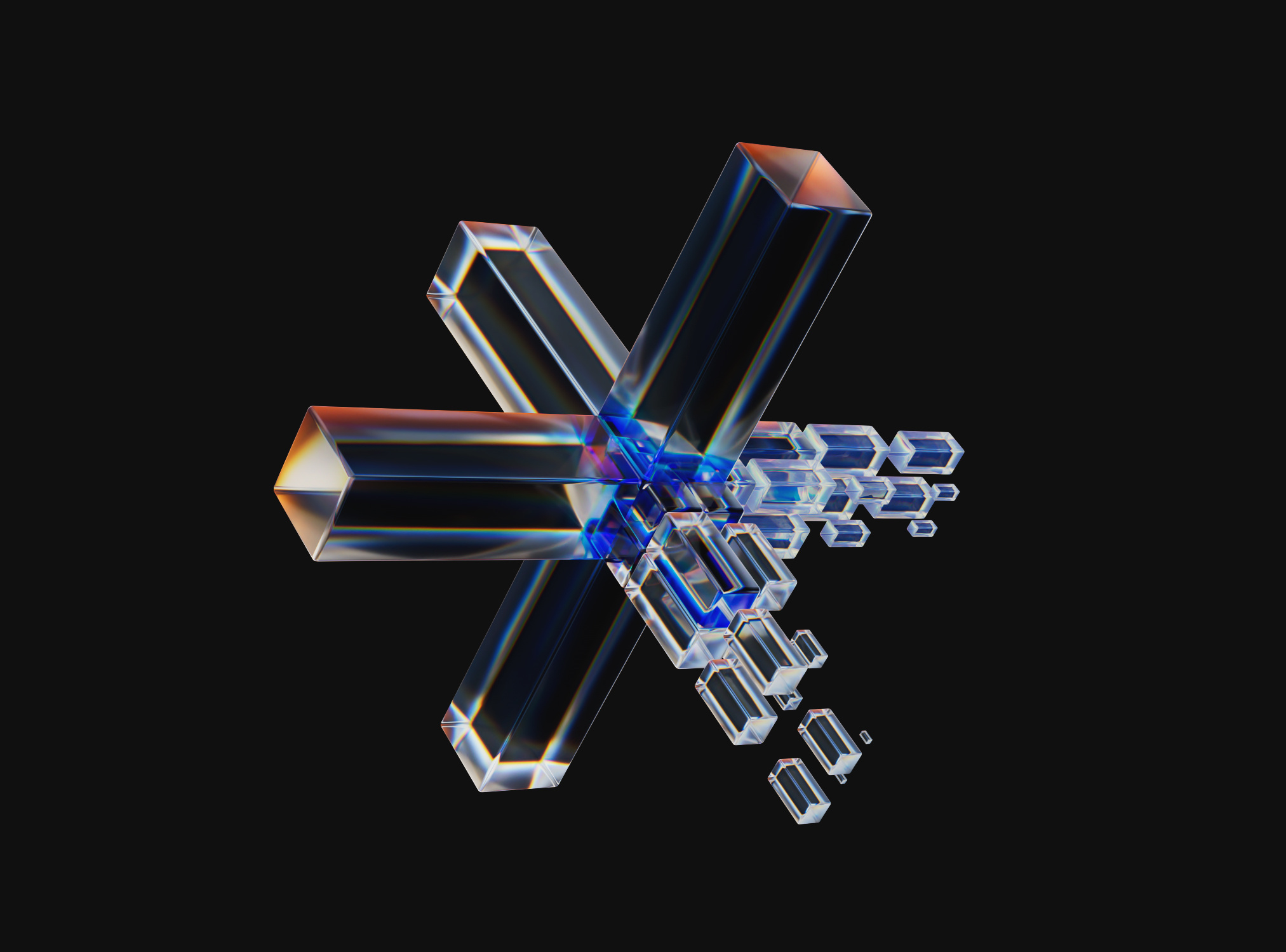 The Mesh - 3D Glass Illustrations by Constantin Calcatinge 🚀 for Vivid Motion® on Dribbble