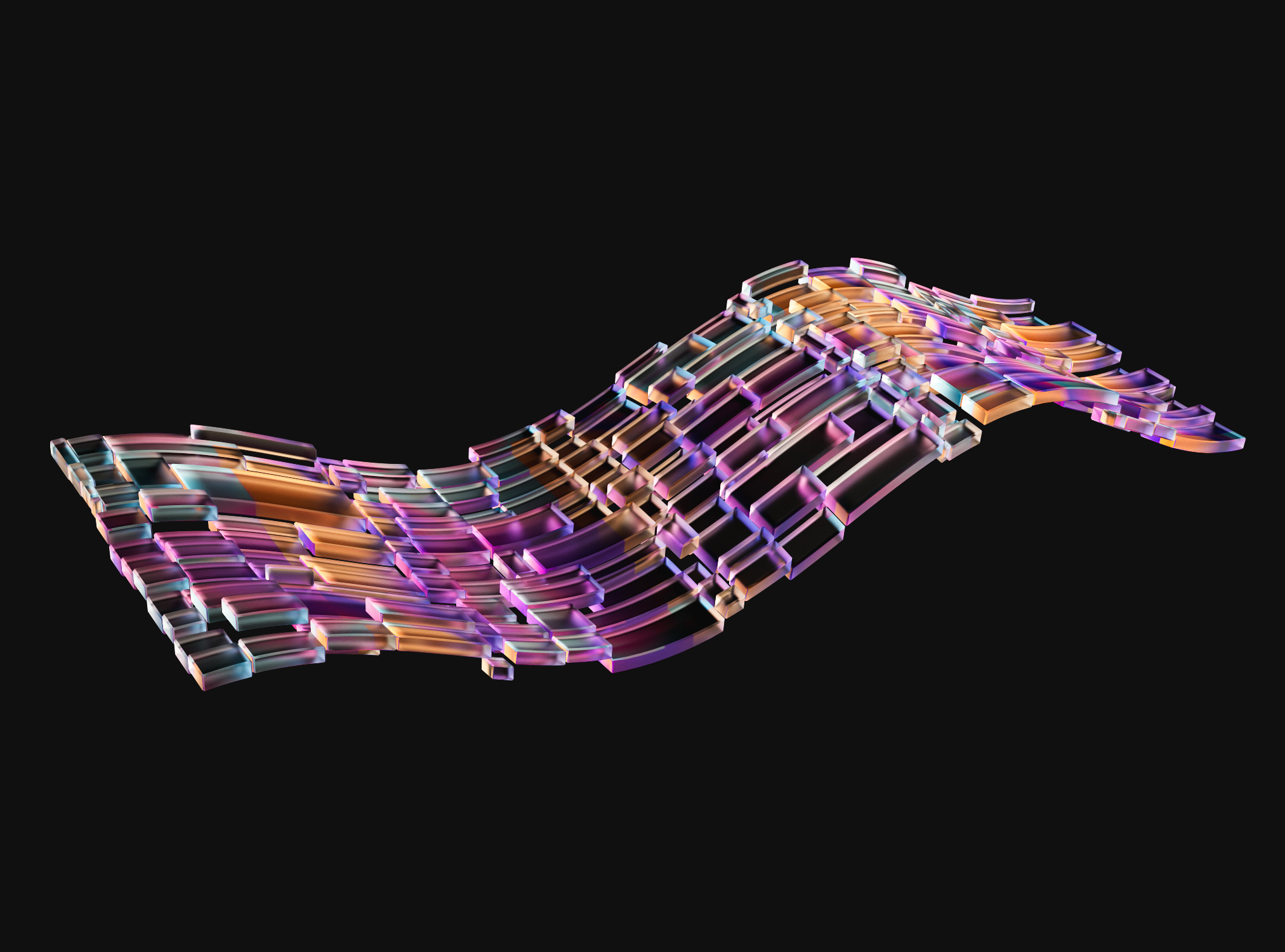 The Mesh - 3D Glass Illustrations by Constantin Calcatinge 🚀 for Vivid Motion® on Dribbble