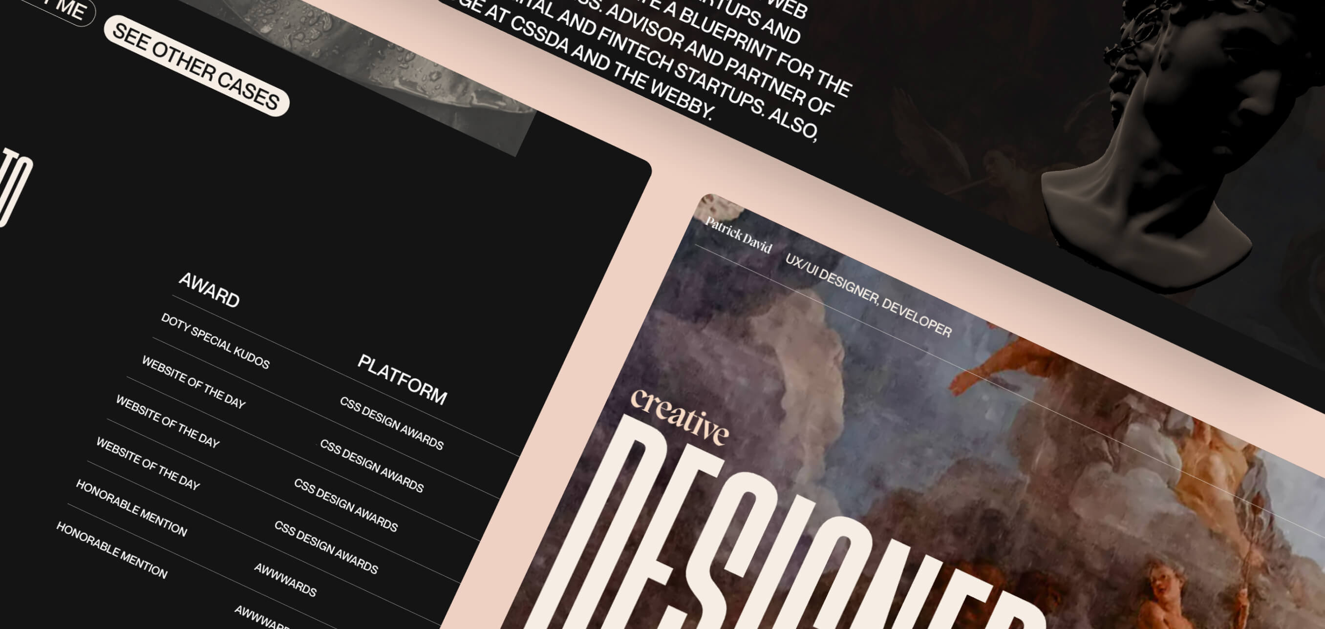Bepatrickdavid - UX/UI Designer & Developer Portfolio by Patrick David on Dribbble
