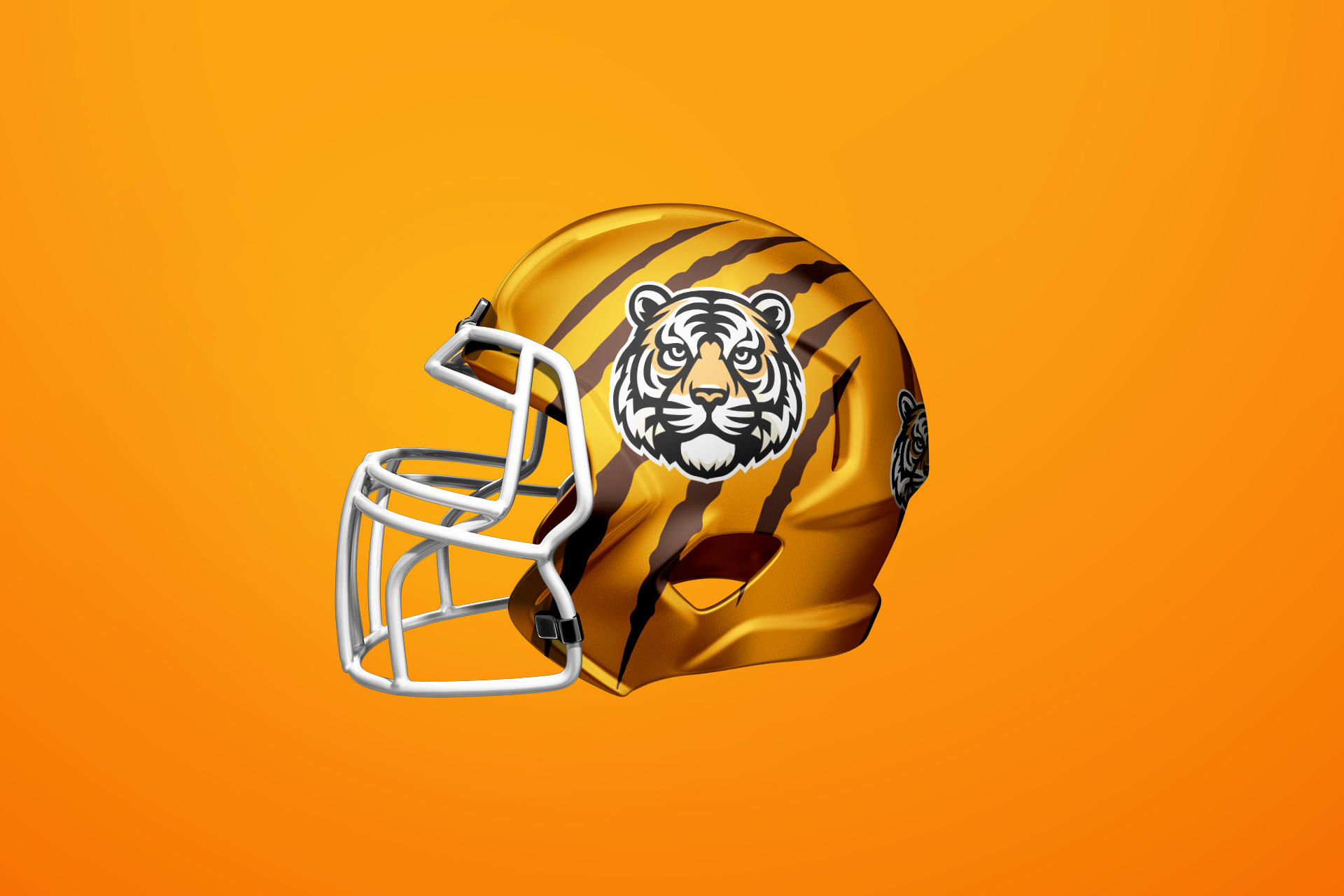 Tiger Football Mascot Logo by Gurtej Singh on Dribbble