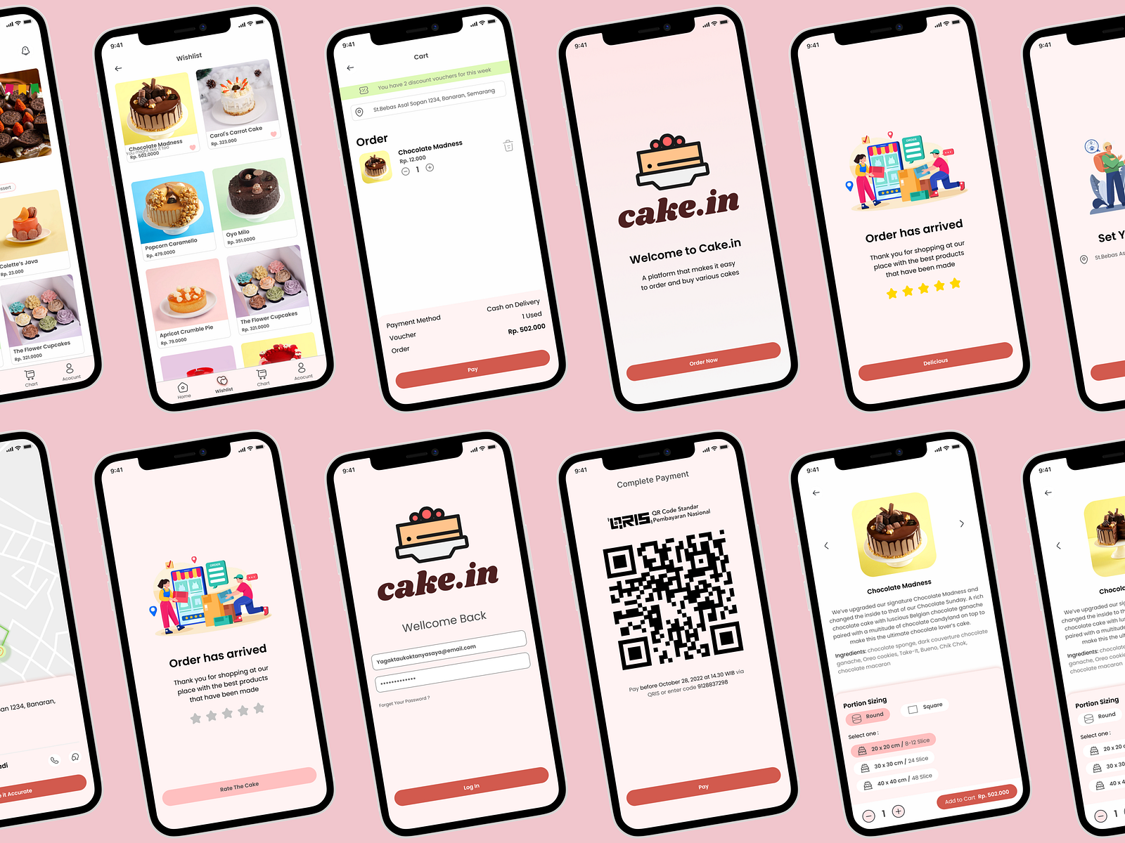 Cake Ordering Application | UX Case Study by Muhammad Nurul Huda on ...