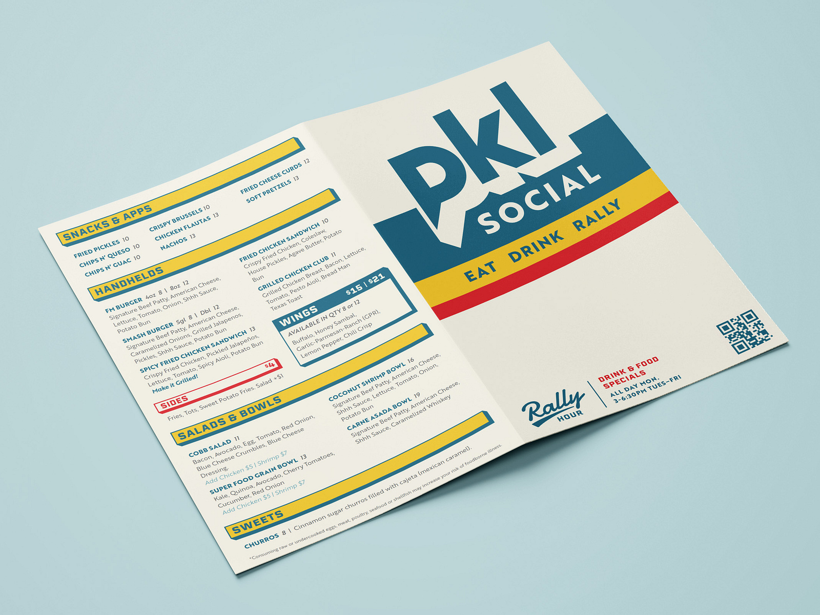 PKL Social - Menus by FCS Studio on Dribbble