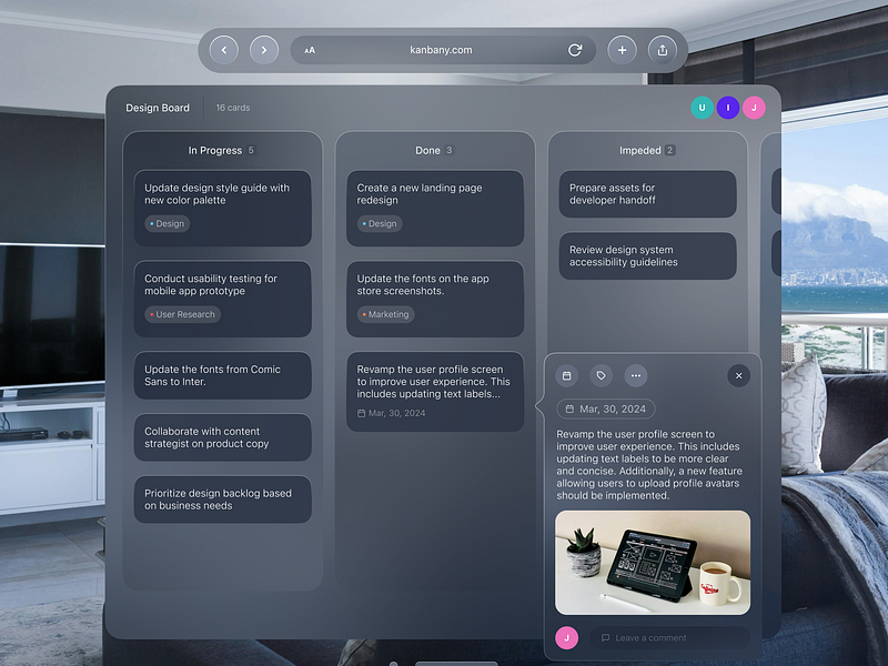 Vision Pro UI designs, themes, templates and downloadable graphic ...