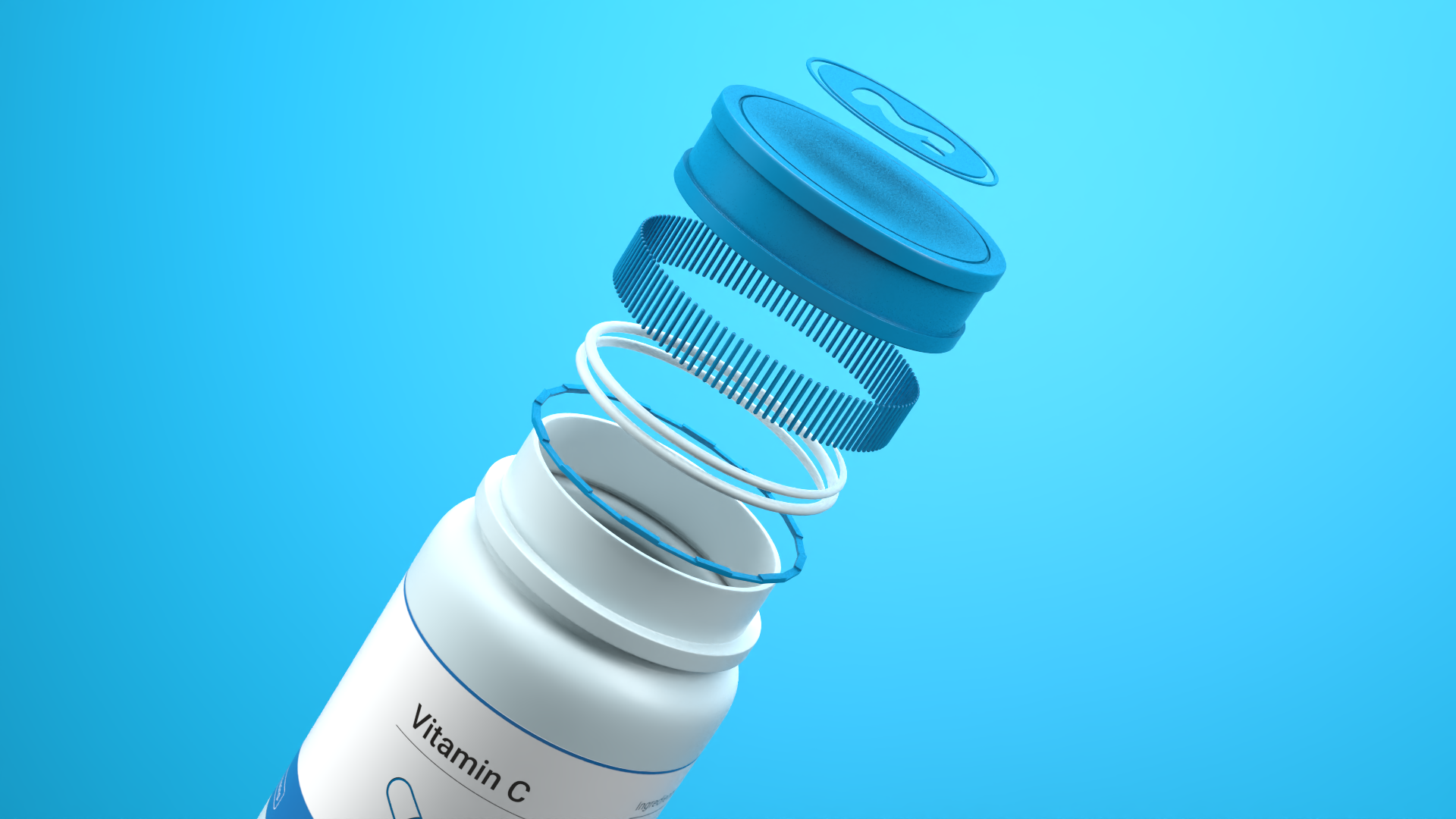 Medicine Bottle 3D Model by Motionder on Dribbble