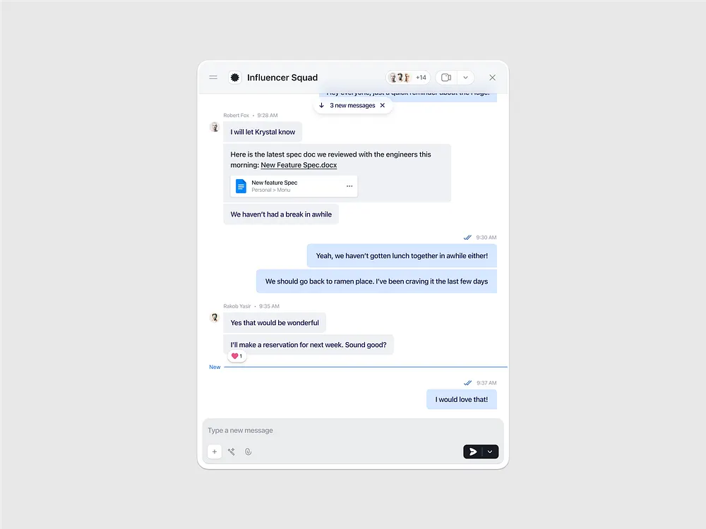 Browse thousands of Group Chat UI images for design inspiration | Dribbble