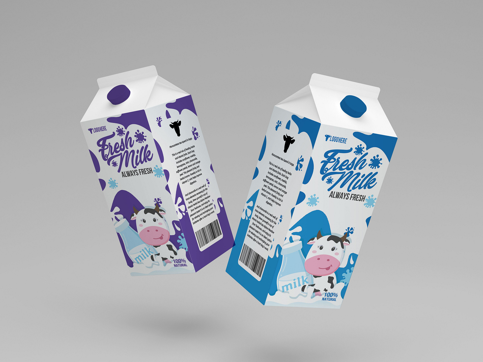 Milk Packaging Packet Design by gdfmehedy || Graphic Designer ...