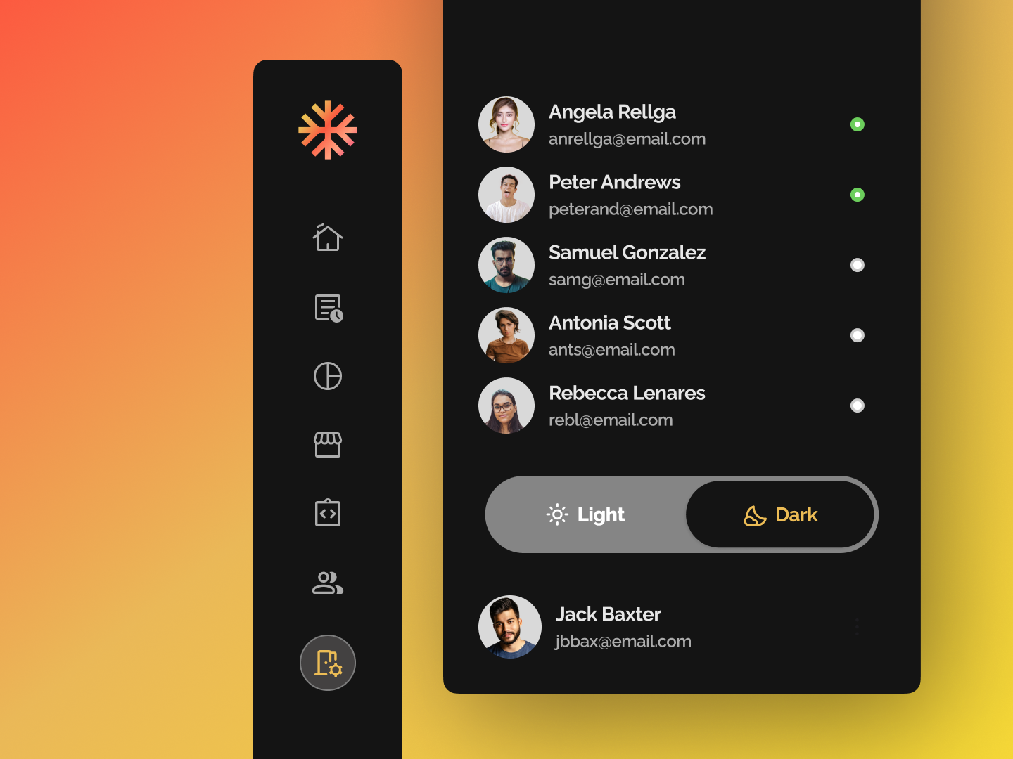 UI Design - Navigation Bar (Dark Mode) by LYBCOUK on Dribbble