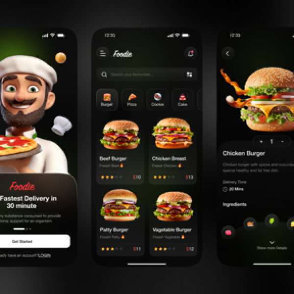 Food APP - UI Design by Junaid Ch on Dribbble