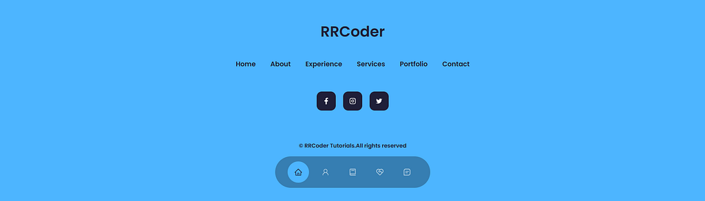 Footer Design of WebApp in ReactJs by Ravi Rajput on Dribbble