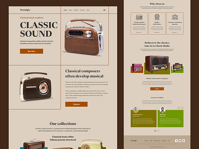 Radio Landing Page UI designs, themes, templates and downloadable ...