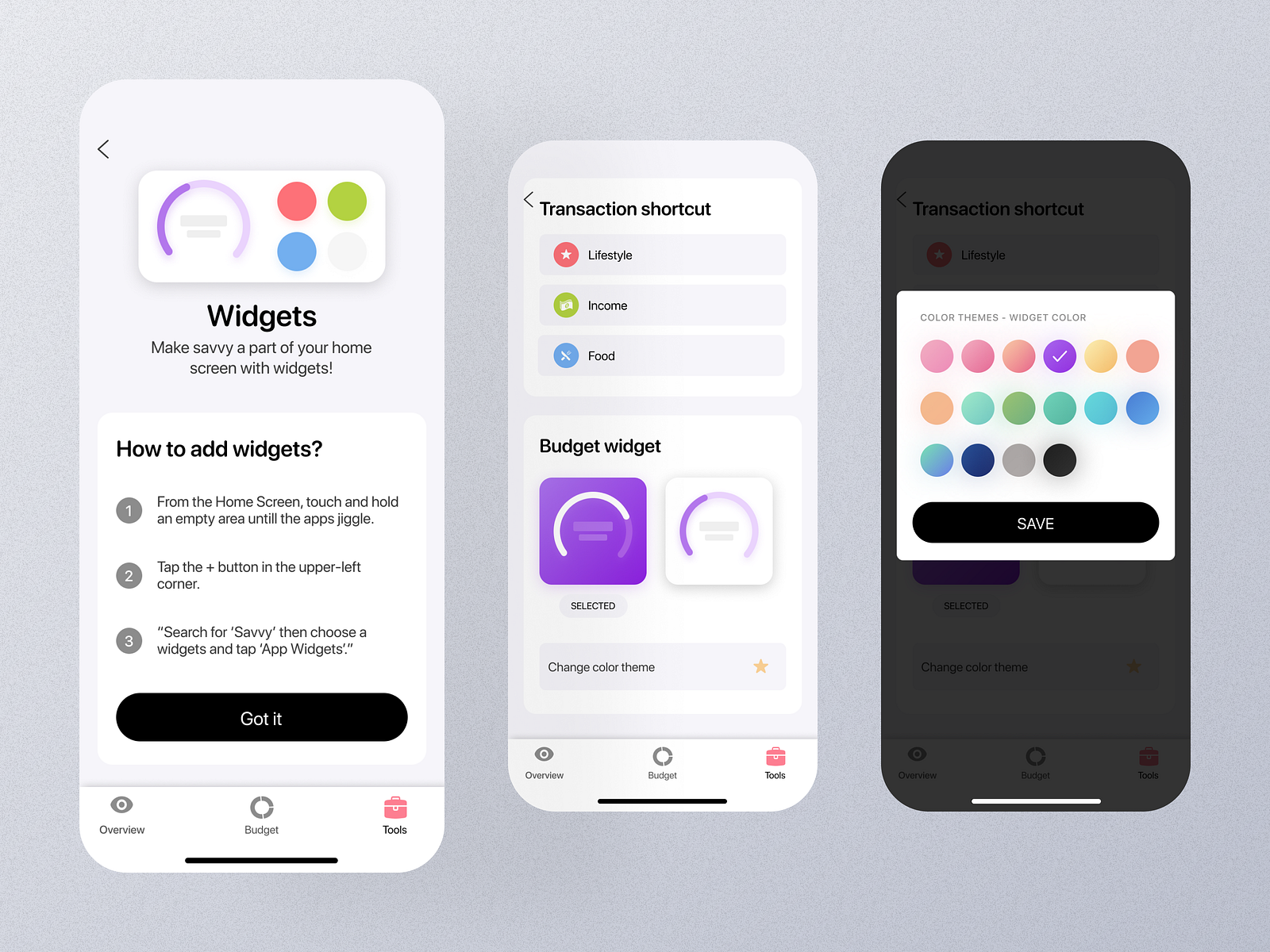 Widgets Mobile App Ui By Ui Ants On Dribbble