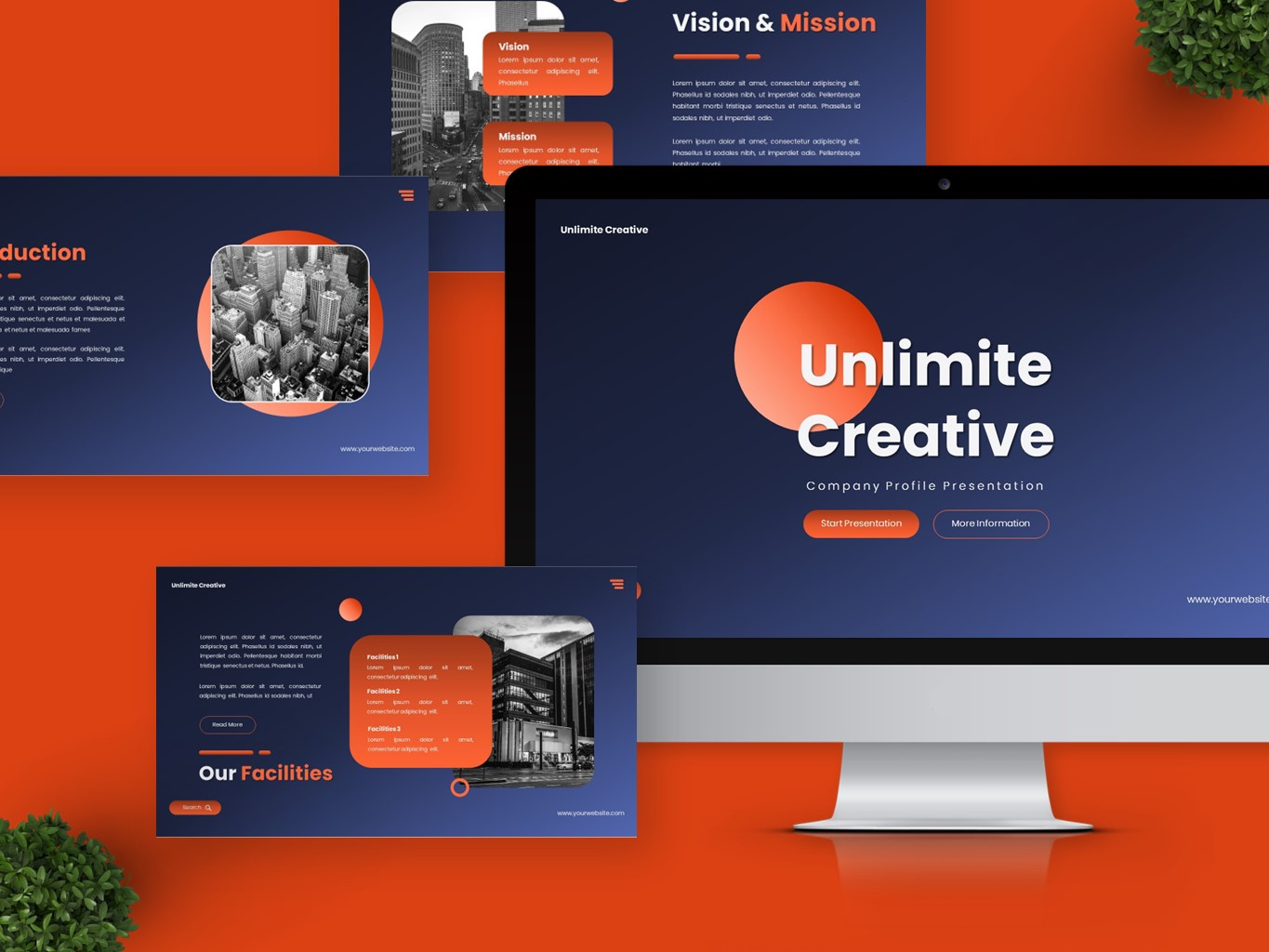 Unlimite Creative - Company Profile Powerpoint Templates by Deepslide ...