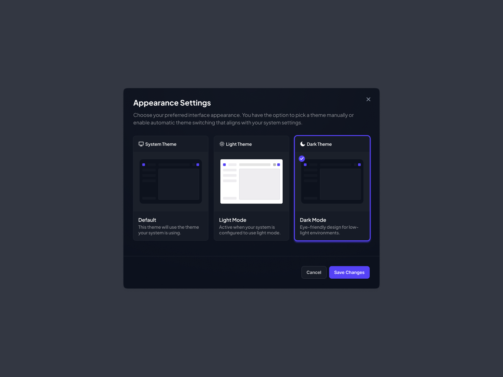 Change Theme Dashboard by Product SAAS for UI8 on Dribbble