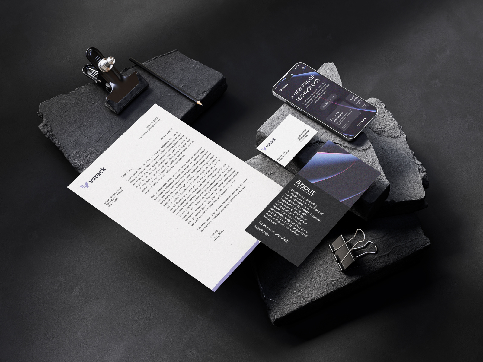 Vstack - Brand Identity Design by Jahid Hasan | Logo, Brand & UI/UX ...