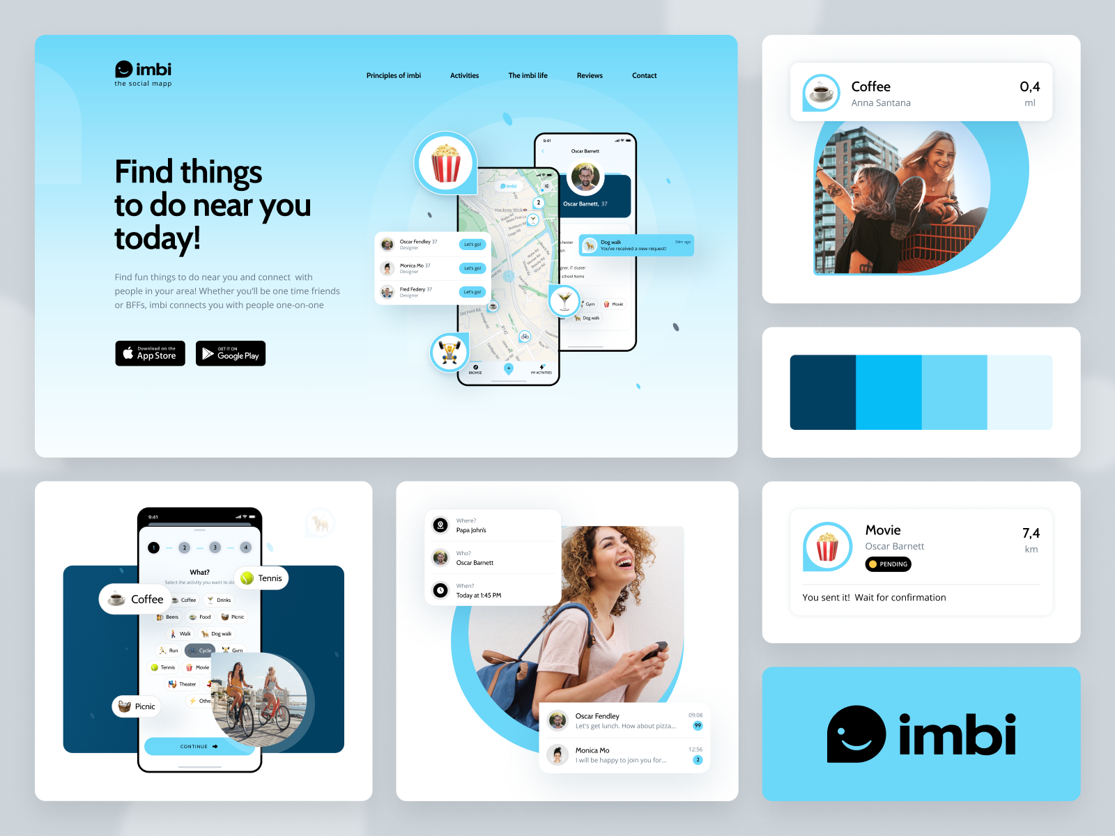 Browse thousands of Light Blue Landing Page images for design ...