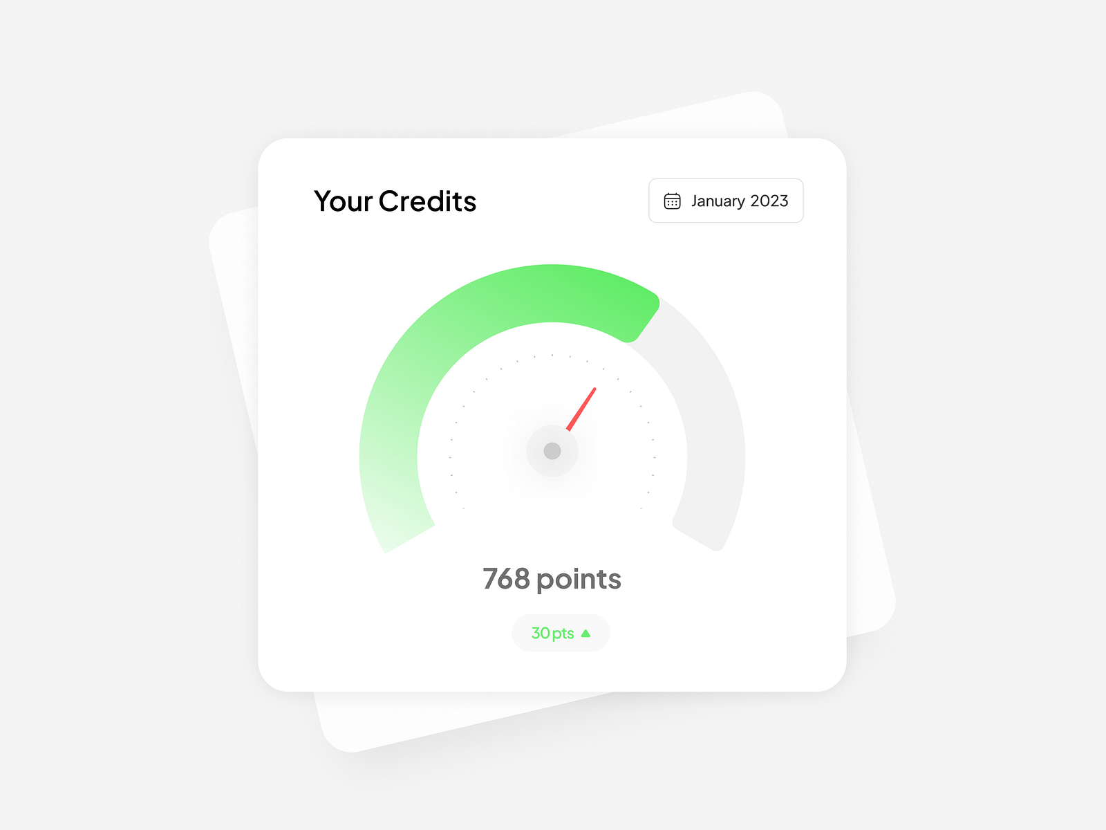 Credit Score Card by Robin Joseph on Dribbble