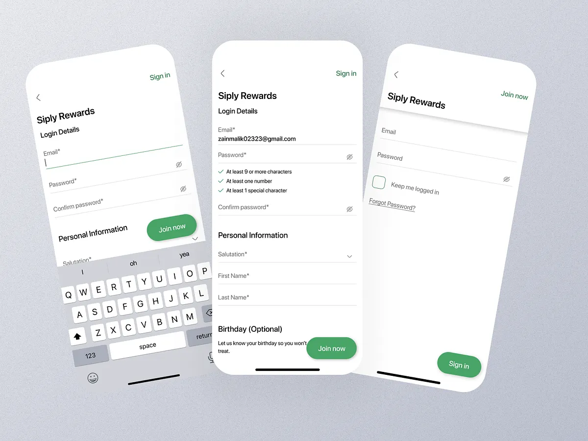 Authentication Screen designs, themes, templates and downloadable ...