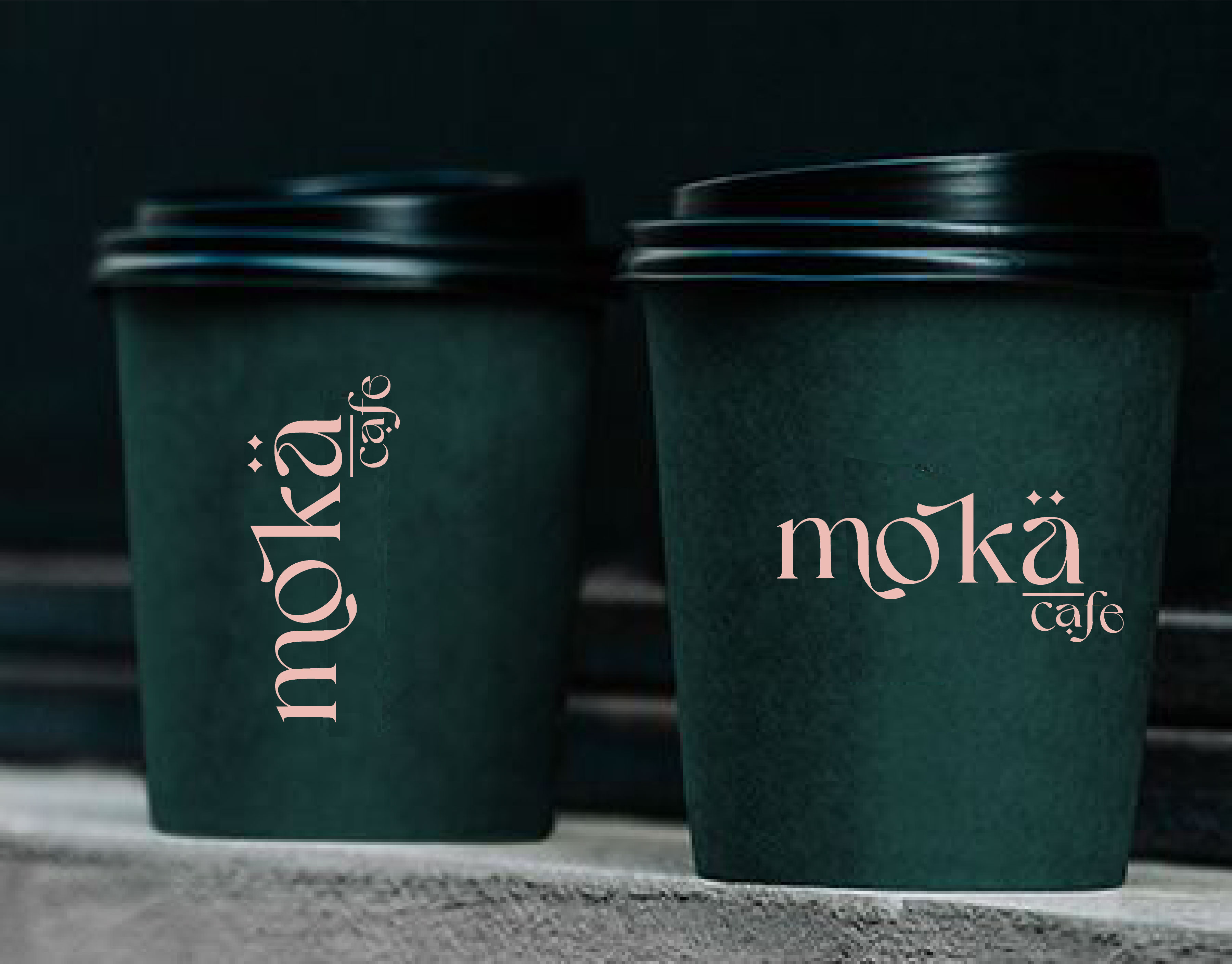 moka cafe logo Design by Abdul Momin on Dribbble