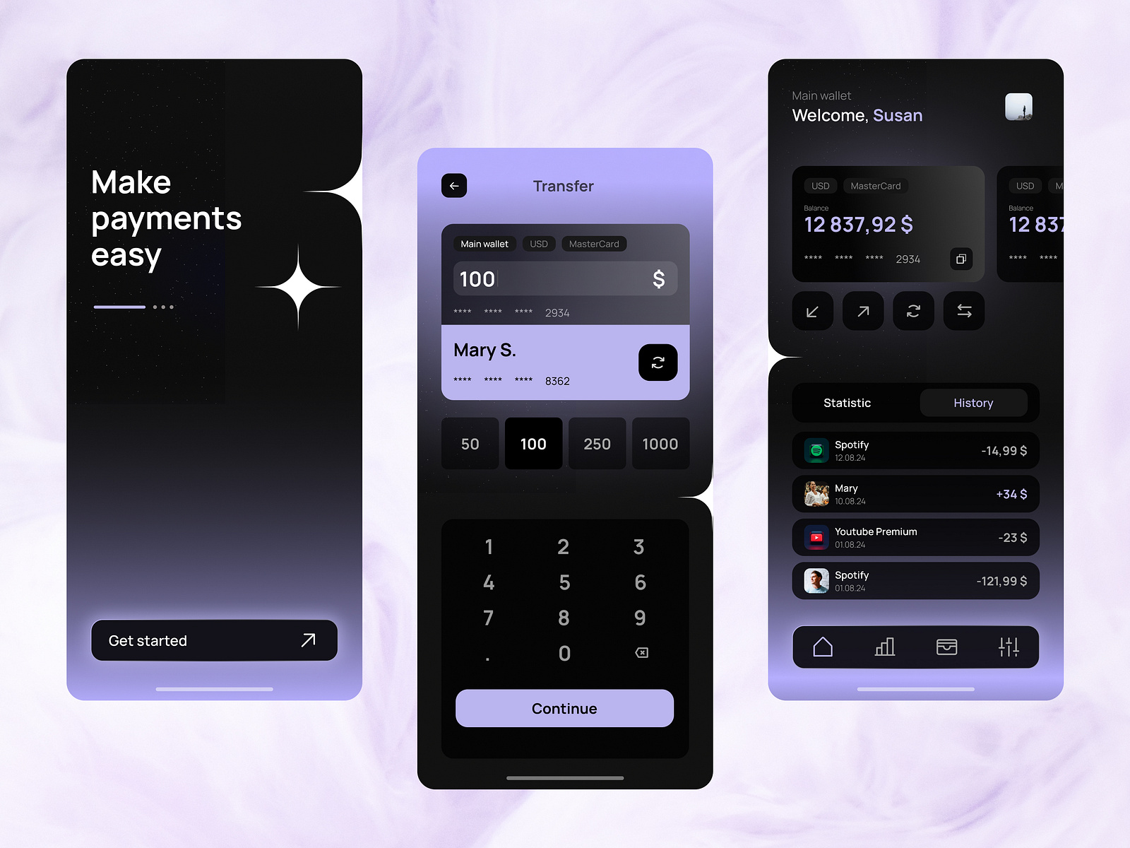 Banking App Concept by Mariola Rotter | Revolime on Dribbble