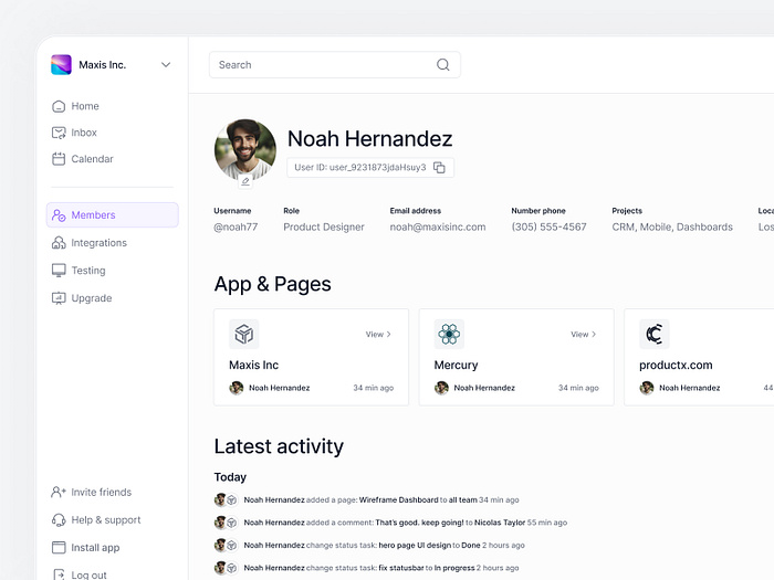 Browse thousands of Dashboard Profile images for design inspiration ...