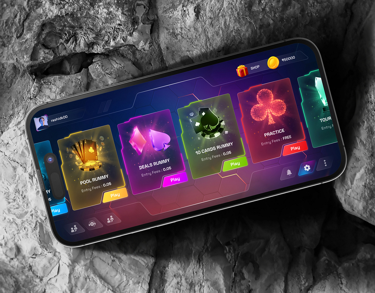 Rummy Game UI Design | UI UX Design | Game Design | App Design by Palletio Design Studio on Dribbble