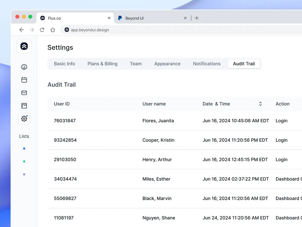 Settings Page UI designs, themes, templates and downloadable graphic ...