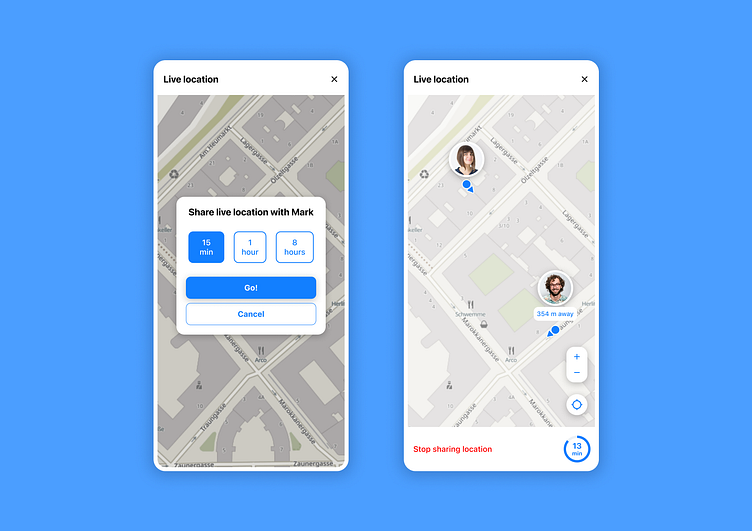 Daily UI 020 - Location Tracker by Natalia Spivak on Dribbble
