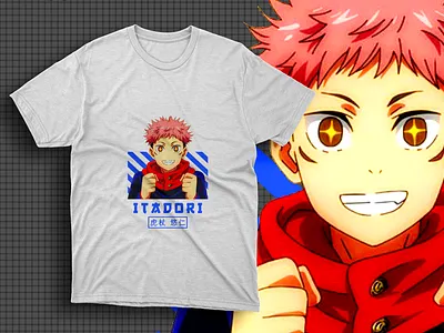 Jujutsu Kaisen Itadori designs, themes, templates and downloadable ...