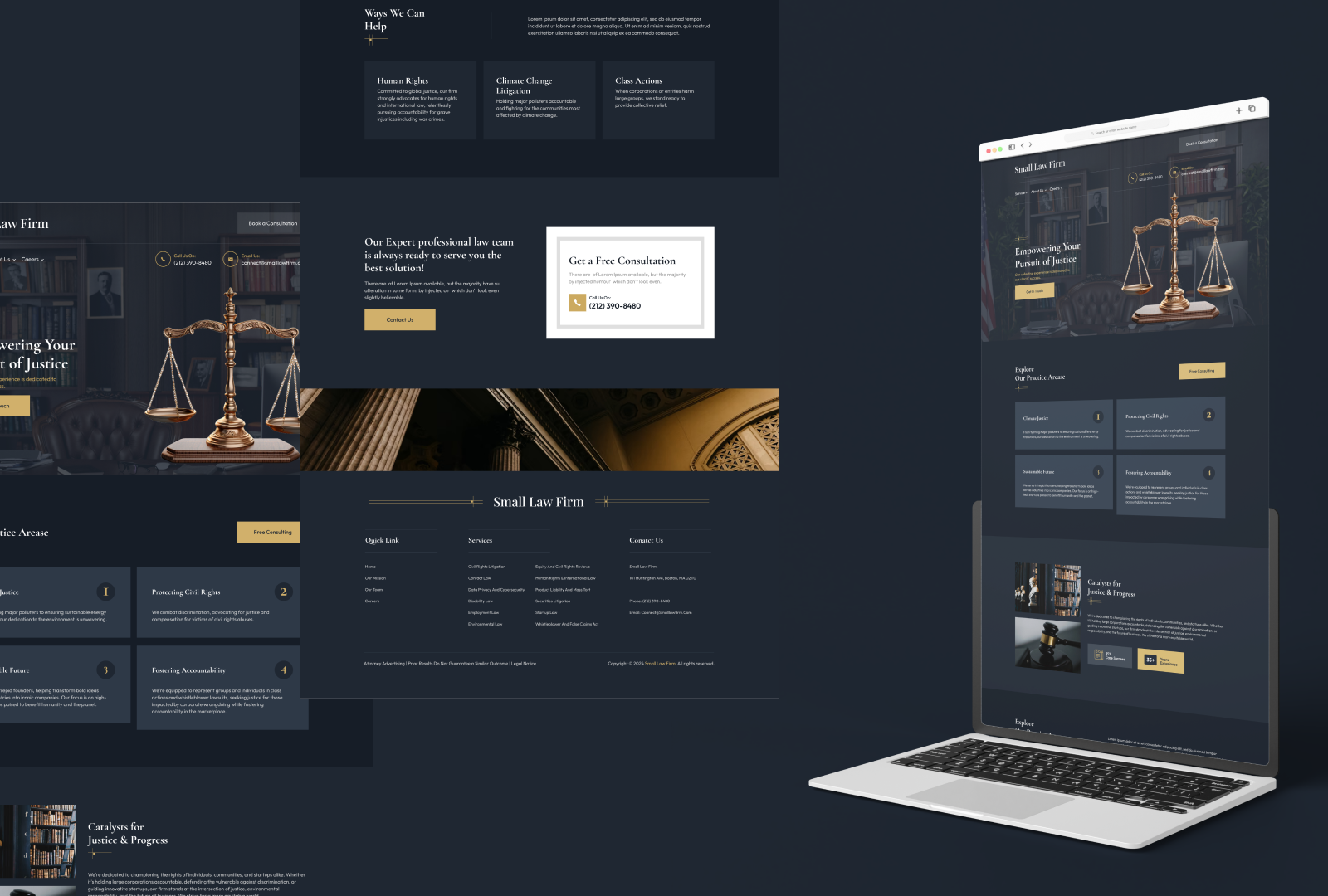 Law Firm | UI/UX | Website Design by Sukhdeep Singh on Dribbble