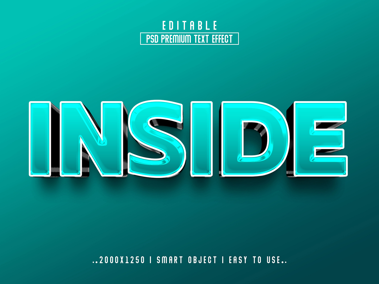 Inside'' Editable PSD Text Effect Style by Md Jahidul99 on Dribbble