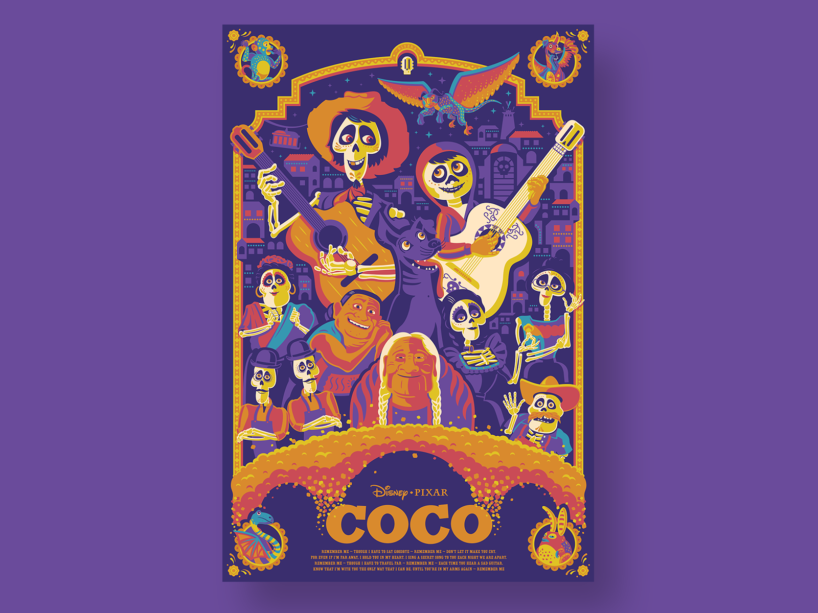 Coco Movie Poster by Brian Kumle Pictureworks on Dribbble