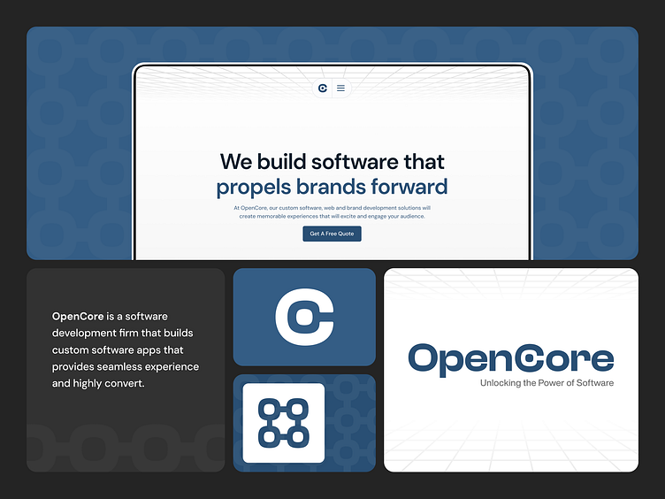 OpenCore - Software Development Firm Brand Guidelines by Sameer ...