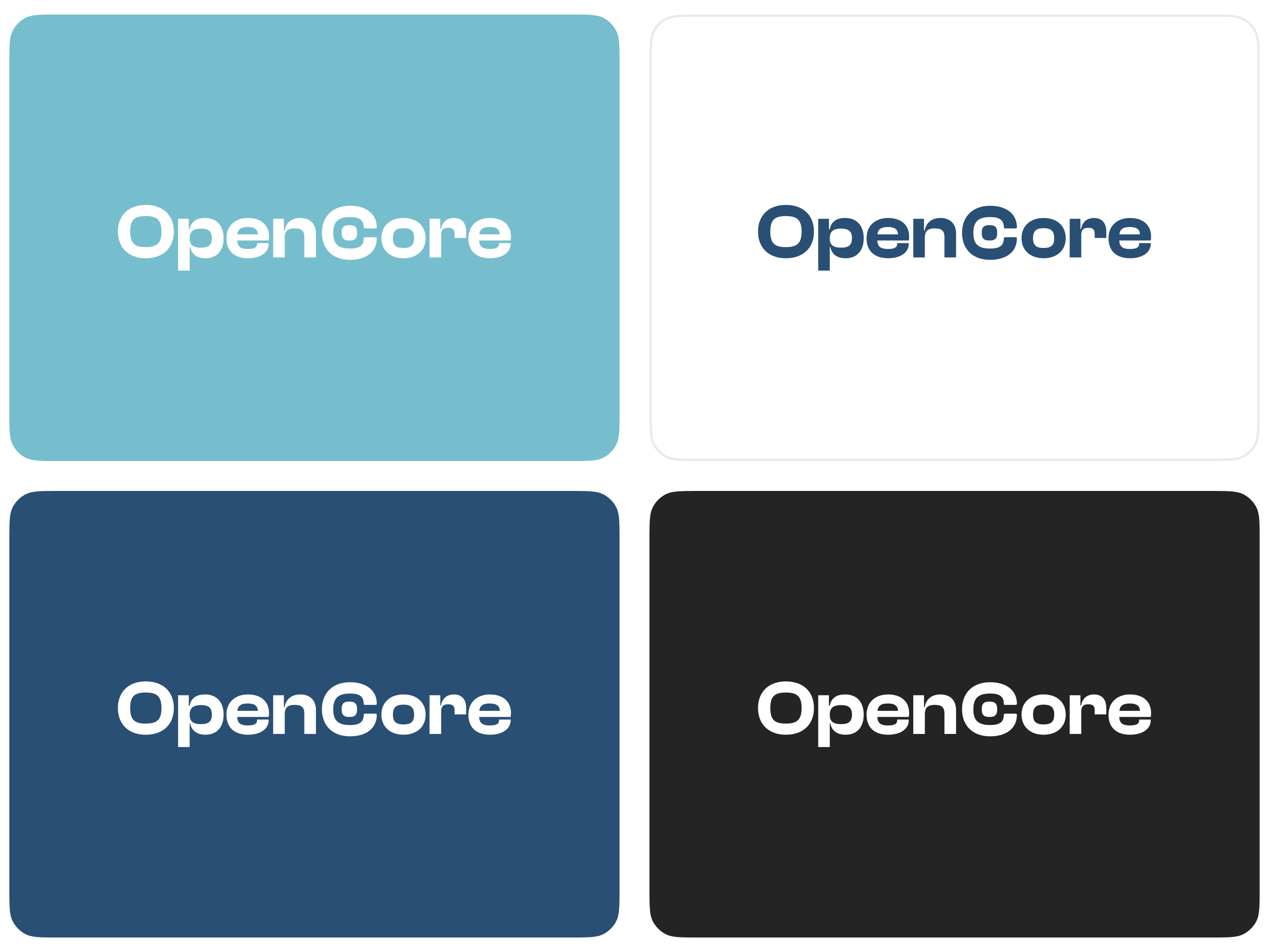 OpenCore - Software Development Firm Brand Guidelines by Sameer ...
