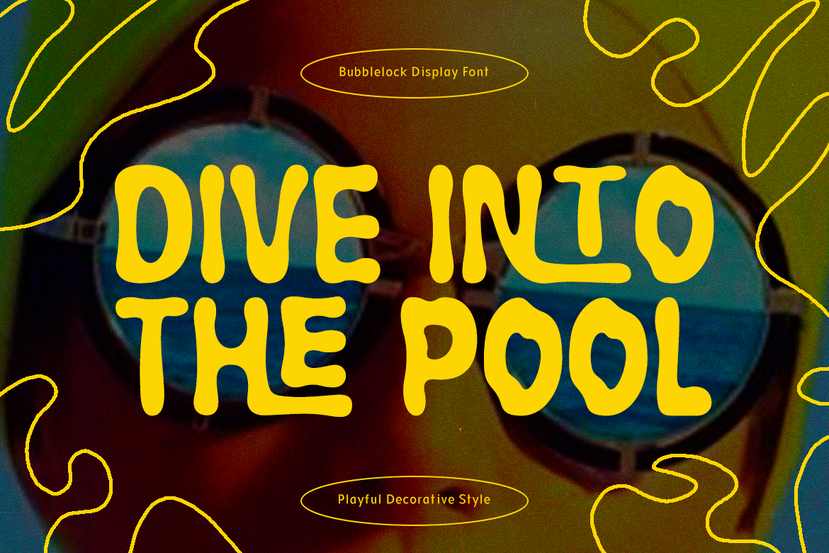 Bubblelock - Decorative Interlocking Font by Creatifont Studios on Dribbble