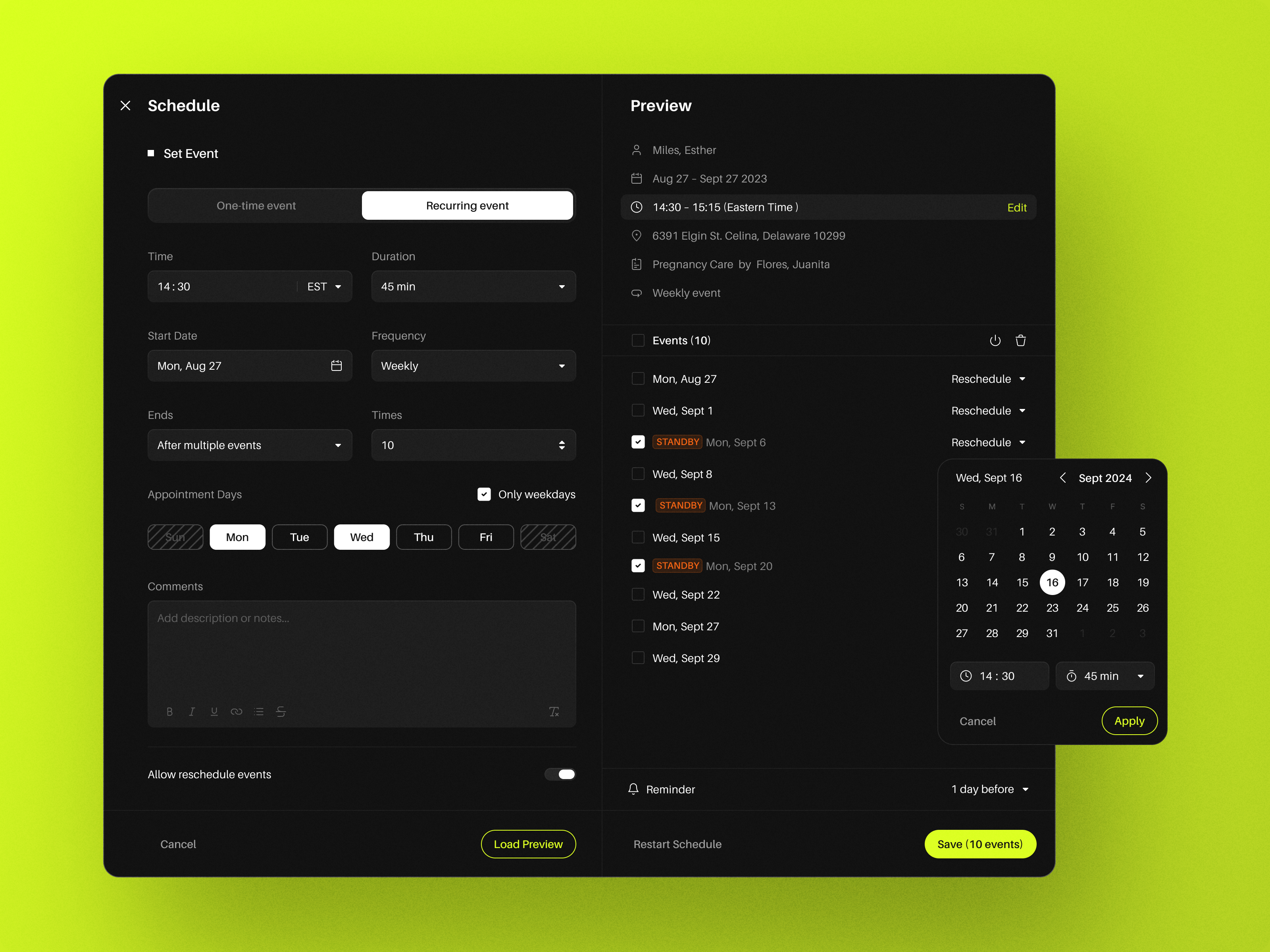 Recurring Event designs, themes, templates and downloadable graphic ...