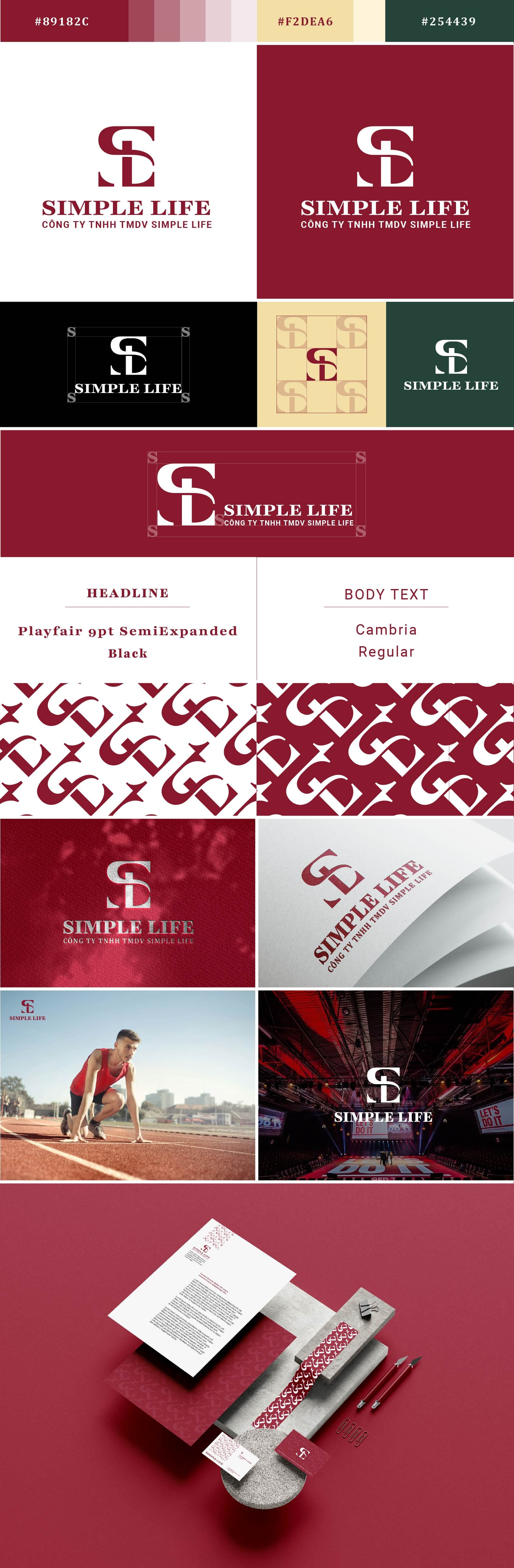 SIMPLE LIFE - BRANDING IDENTITY by Thới Ngọc Ý Duyên on Dribbble