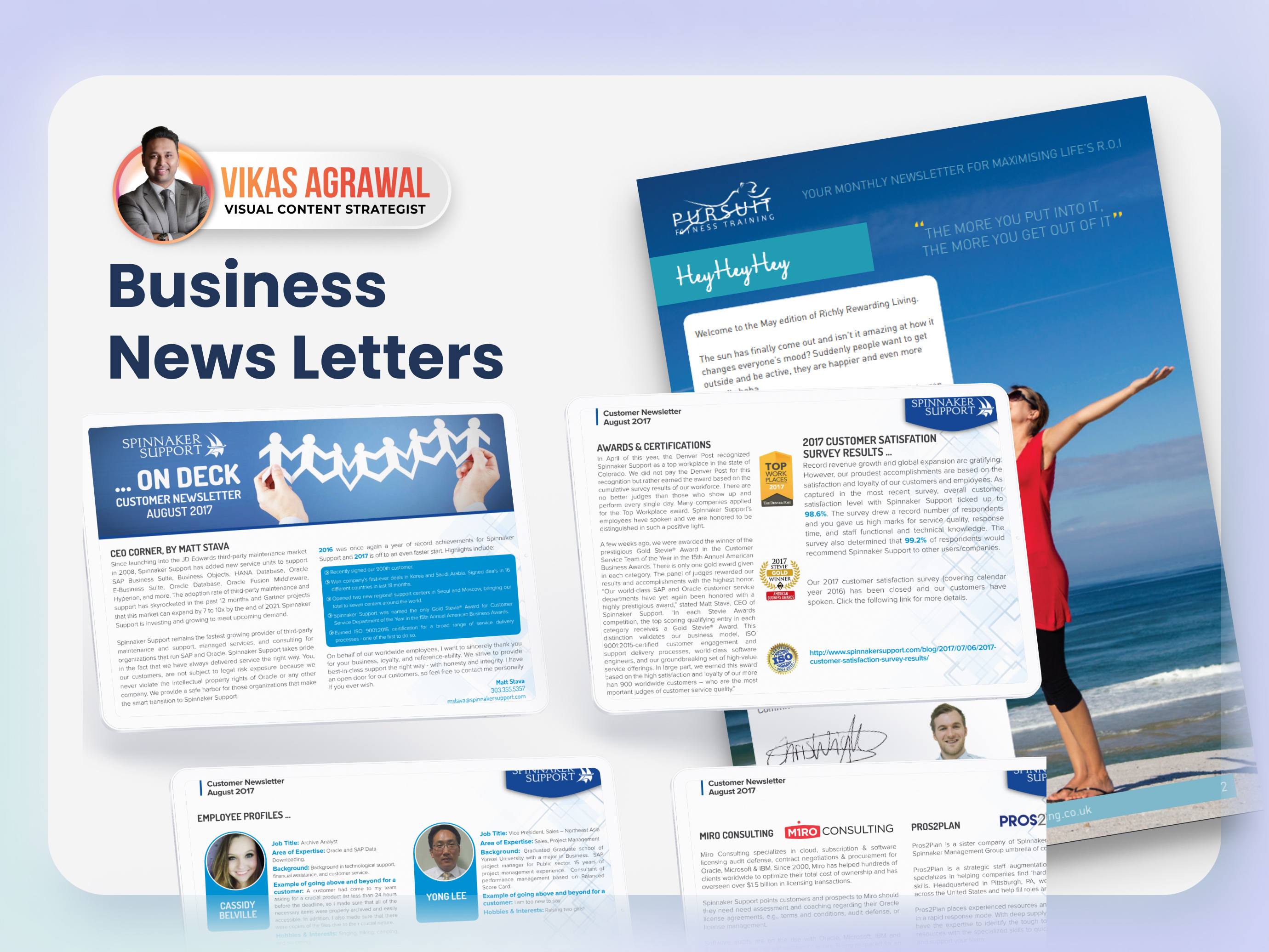 Newsletter Designs by Vikas Agrawal on Dribbble