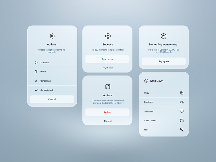 Action Bar UI by Fakhrul Islam on Dribbble