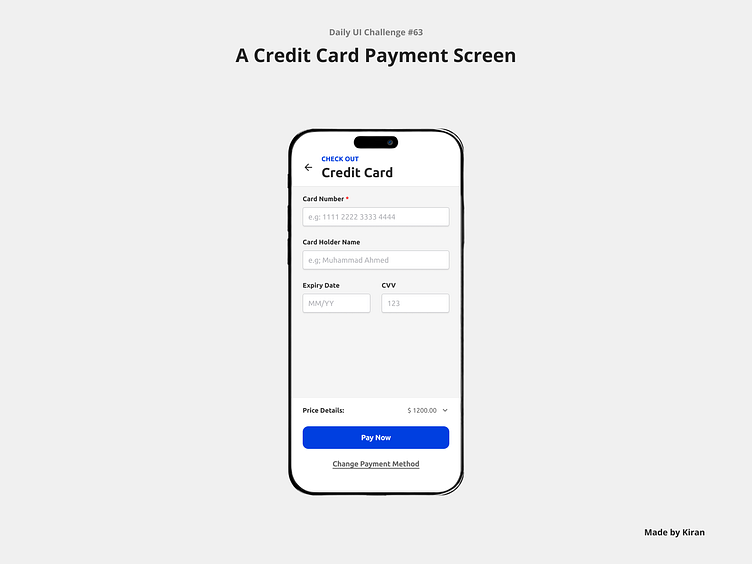 Daily Ui Challenge 63 By Kiran On Dribbble