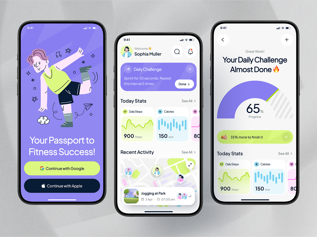 Workout Tracker App 👟 by Andika Wiraputra for One Week Wonders on Dribbble