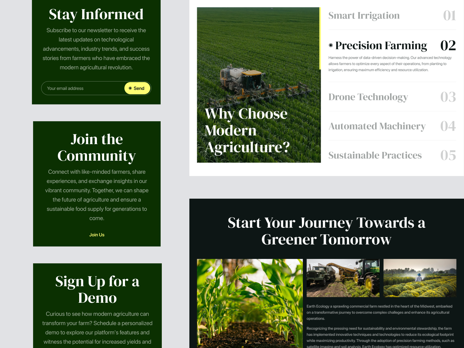 Agriculture Website 🌾 by Randa atika for Visual Kreasi on Dribbble