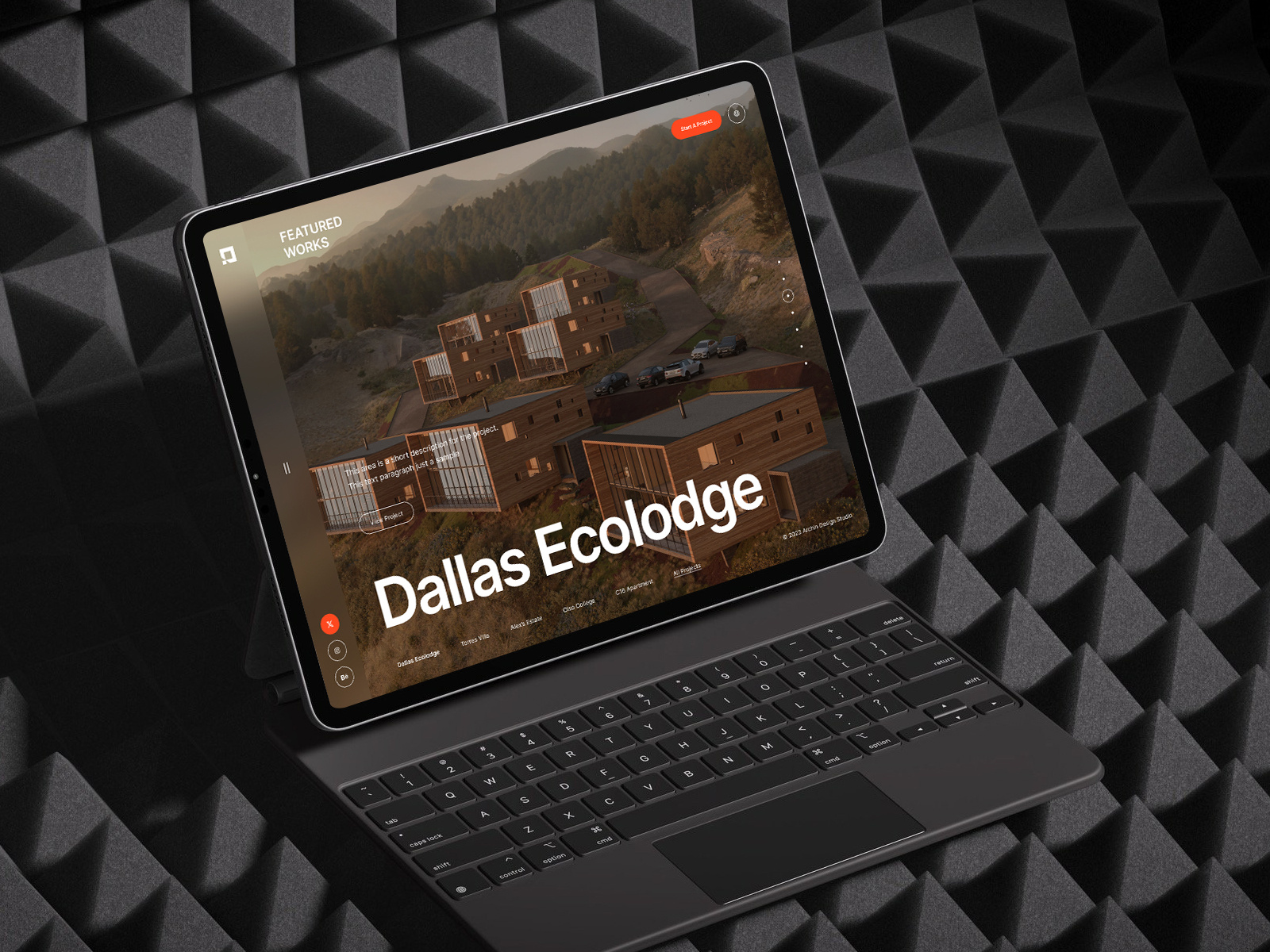 Archin - Architecture & Interior Studio by Logan Dang for LoganCee Studio on Dribbble