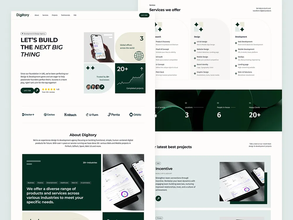 Browse thousands of Single Page images for design inspiration | Dribbble