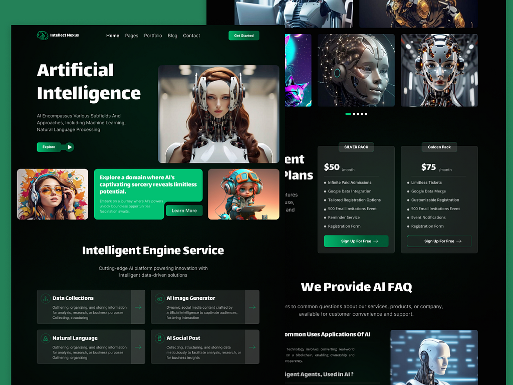 Artificial Intelligence by Rimi Khatun on Dribbble