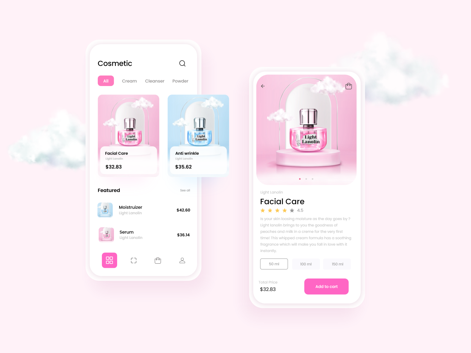Beauty Store Ecommerce App Ui By Alpheric On Dribbble