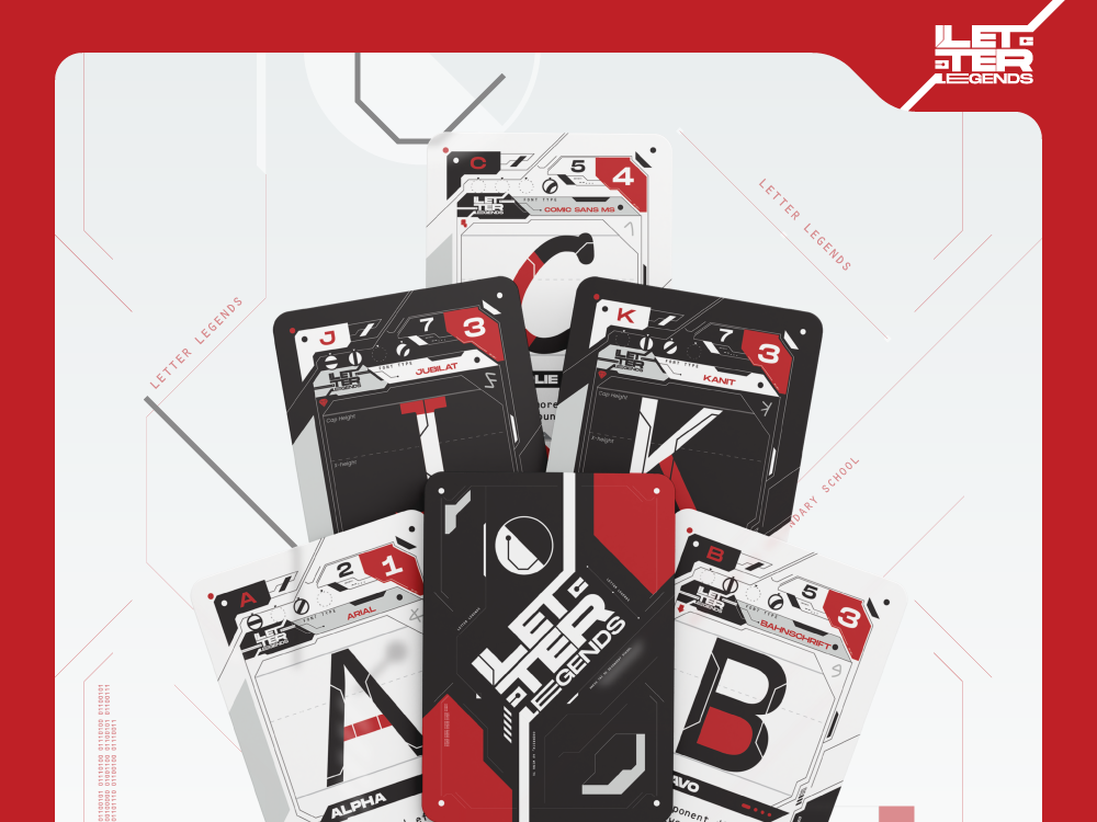 Letter Legends - 2023 by Zakiy Wardhana on Dribbble