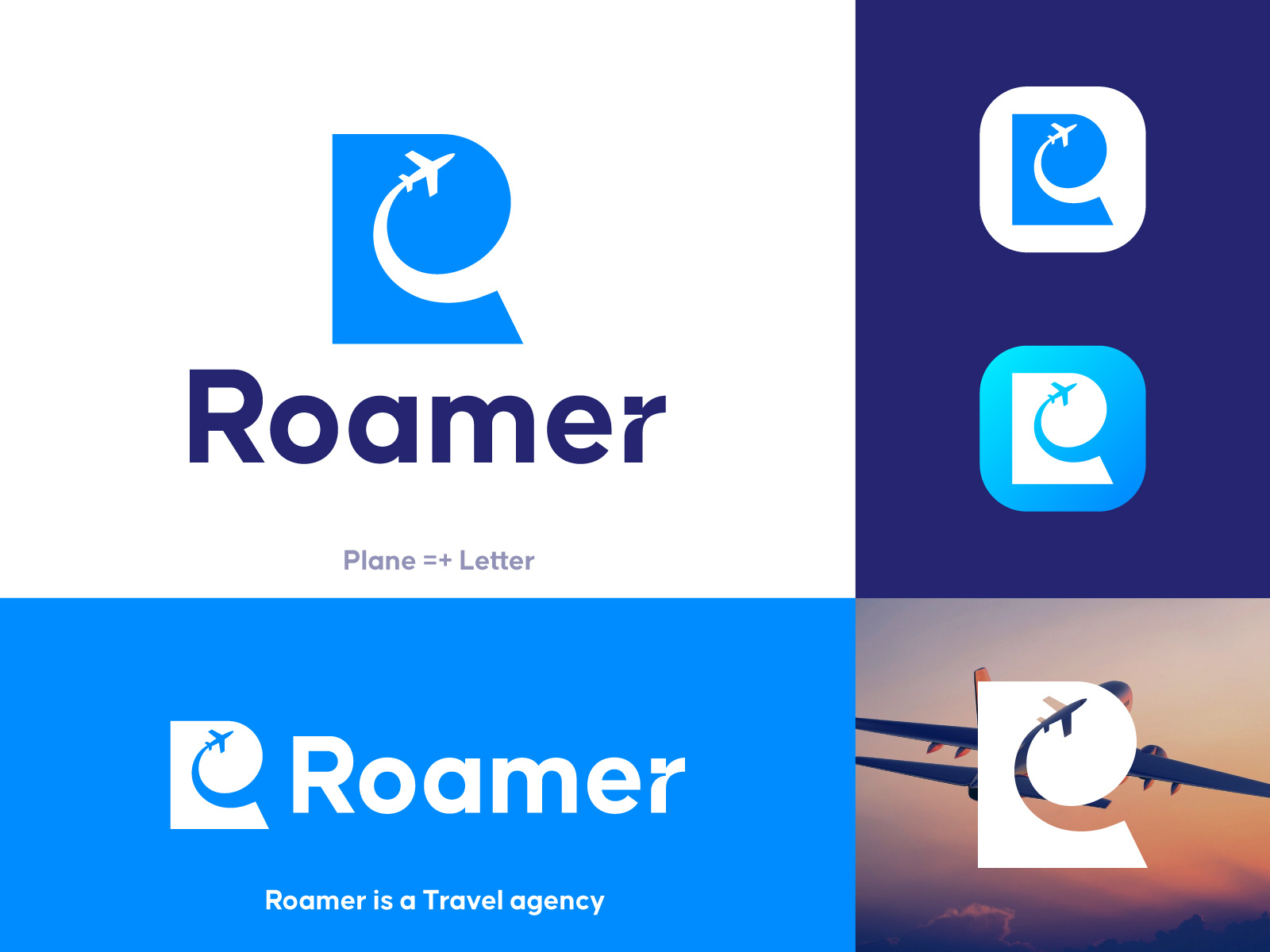 Roamer logo design - brand identity by Graphtheory on Dribbble