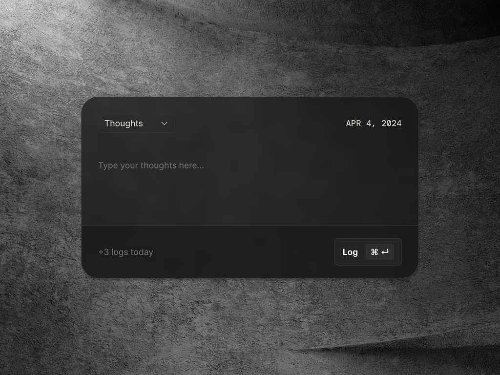 Input Modal Exploration by Julien Vier on Dribbble